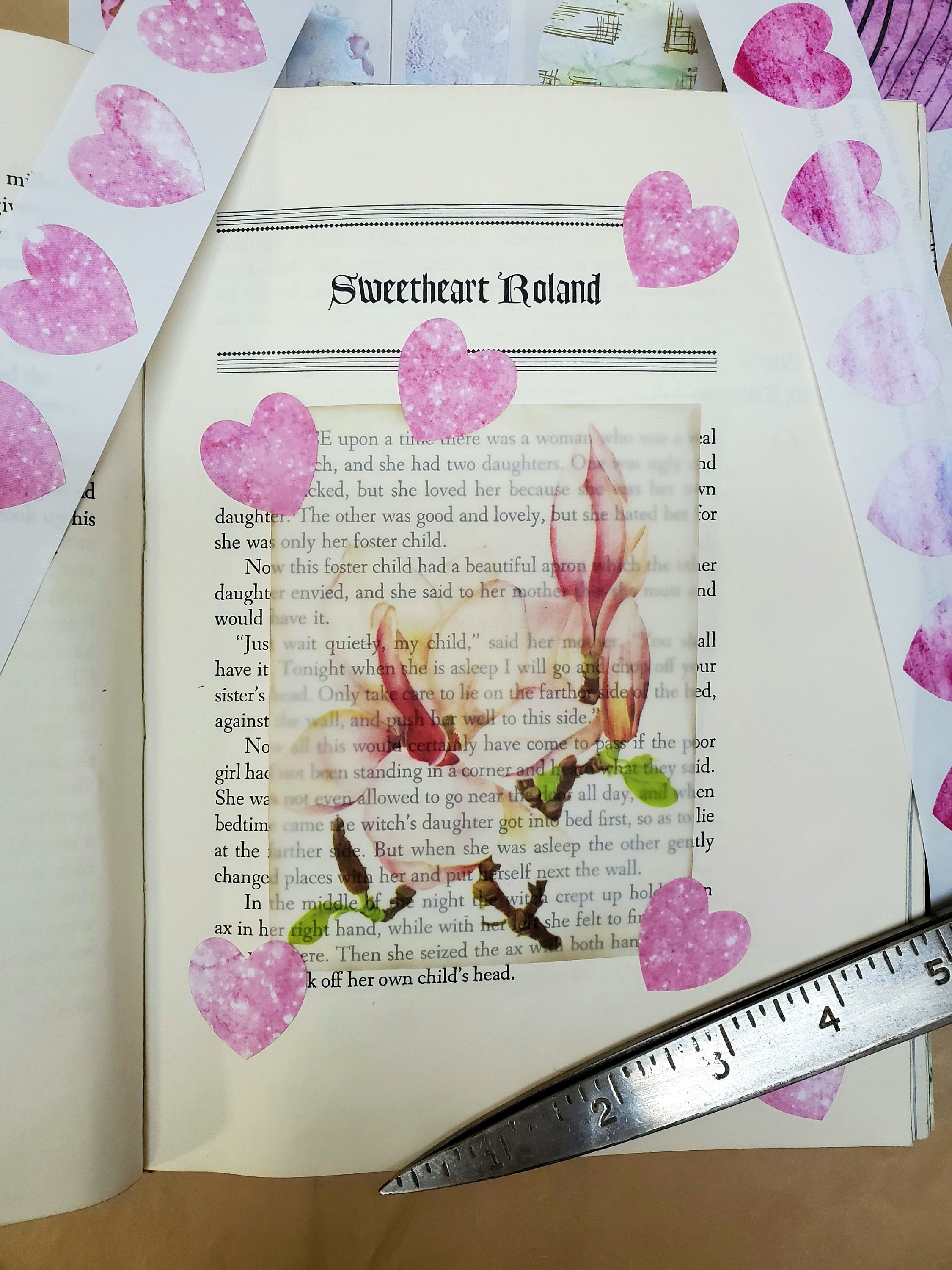 50 Handmade Stickers Mixed Media Labels Art Journal - Etsy