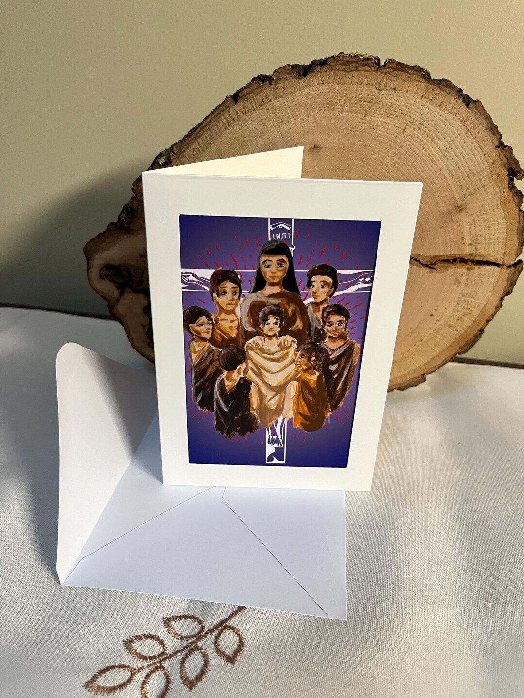 St Symphorosa and Seven Sons Photo Frame Card With Envelope - Etsy