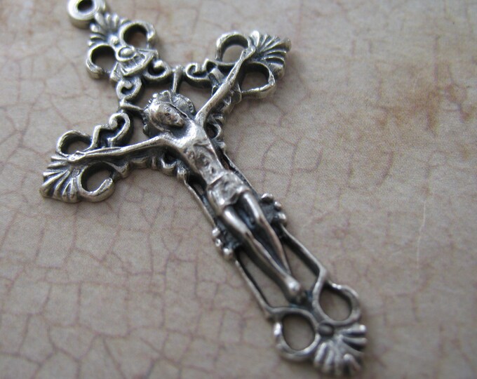 Filigree Rosary Crucifix Rosary Parts Supplies Catholic Pendants ...