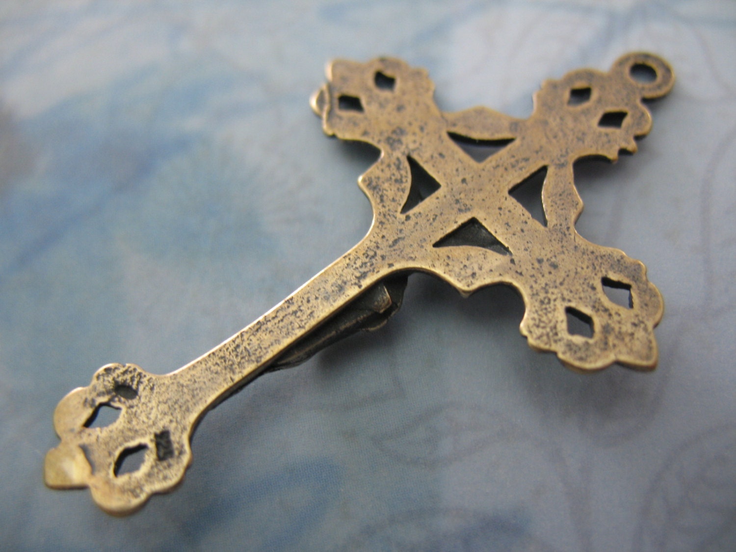 Solid Bronze Crucifix Rosary Parts Reproduction Religious - Etsy