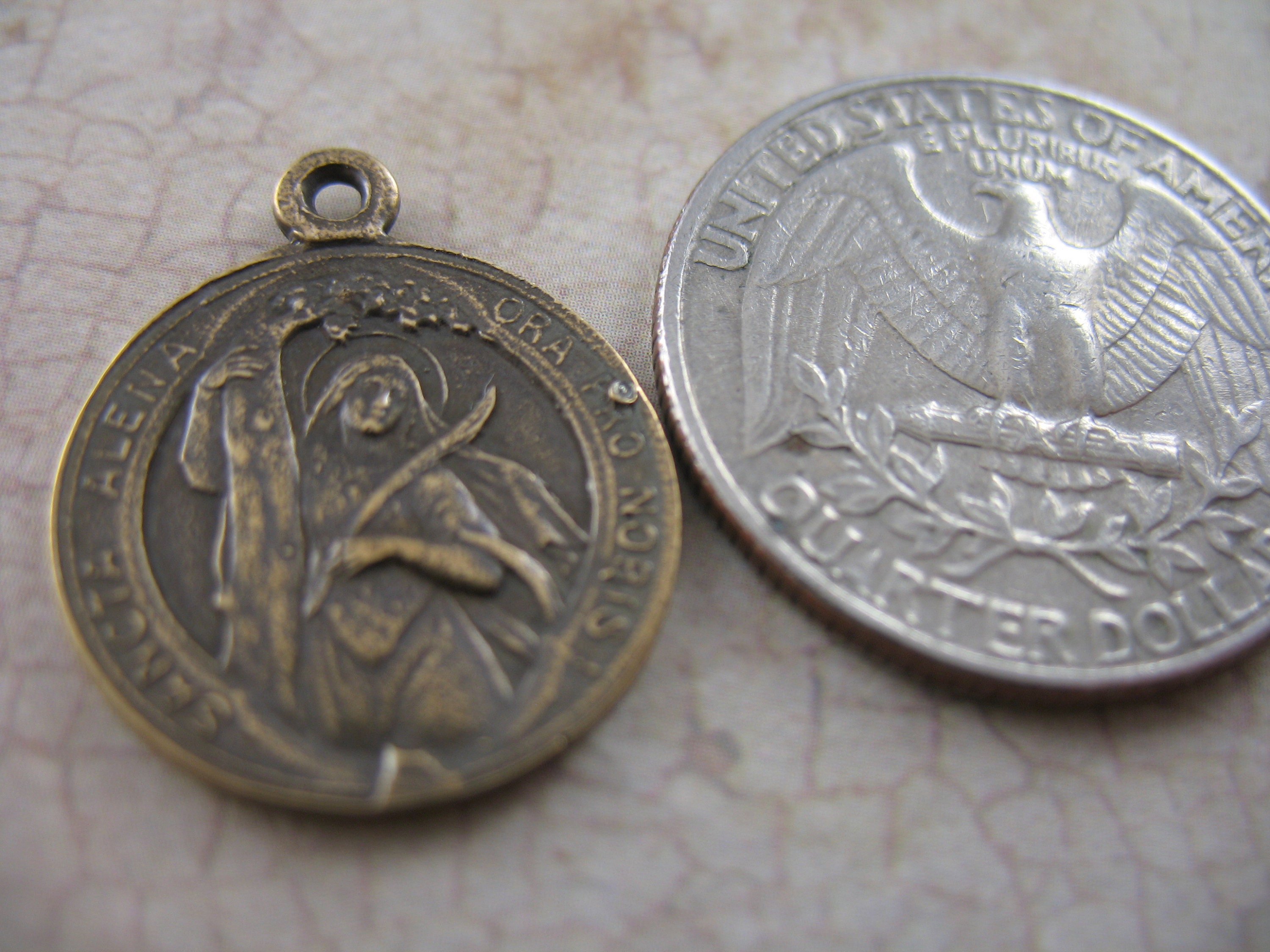Saint Alena of Belgium Guardian Angel Religious Charms Catholic Medals ...