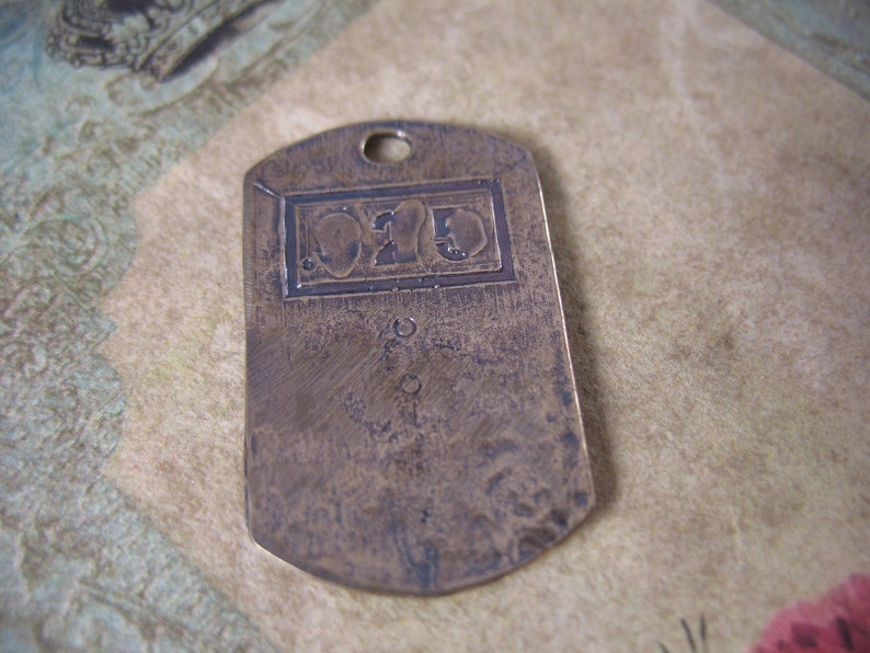 Religious Medal Dog Tag Sacred Heart and Flame Religious Charm | Etsy