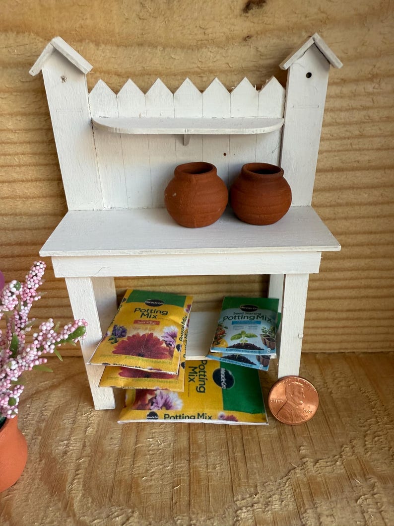 Handmade Miniature Potting Soil Bags - Etsy