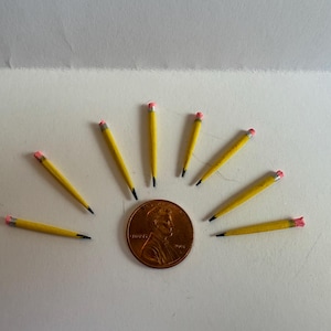 Handmade Miniature Pencils (sets of 6, 8, or 12) - Etsy