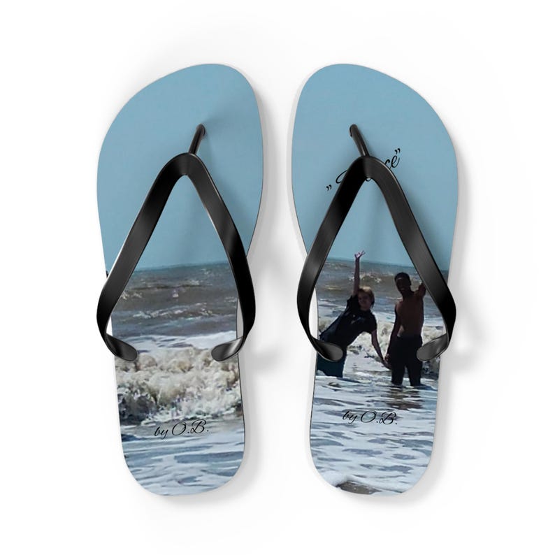 Flip Flops Fun Ocean Attire Matching Summer Sandals - Etsy