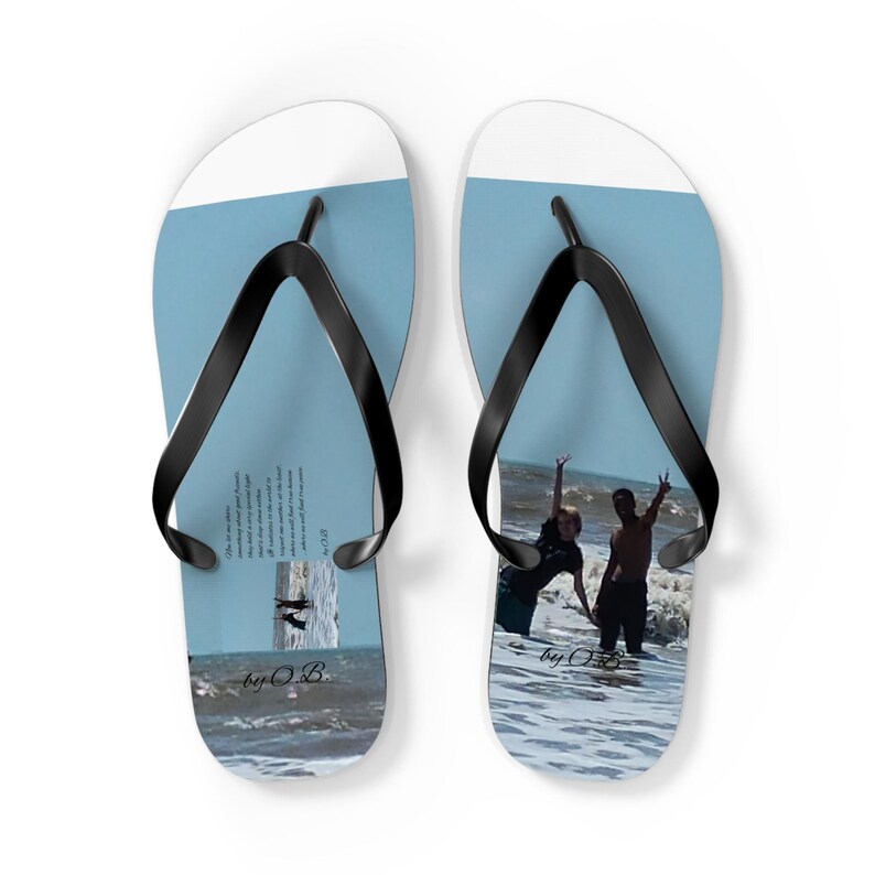 Flip Flops Fun Ocean Attire Matching Summer Sandals - Etsy