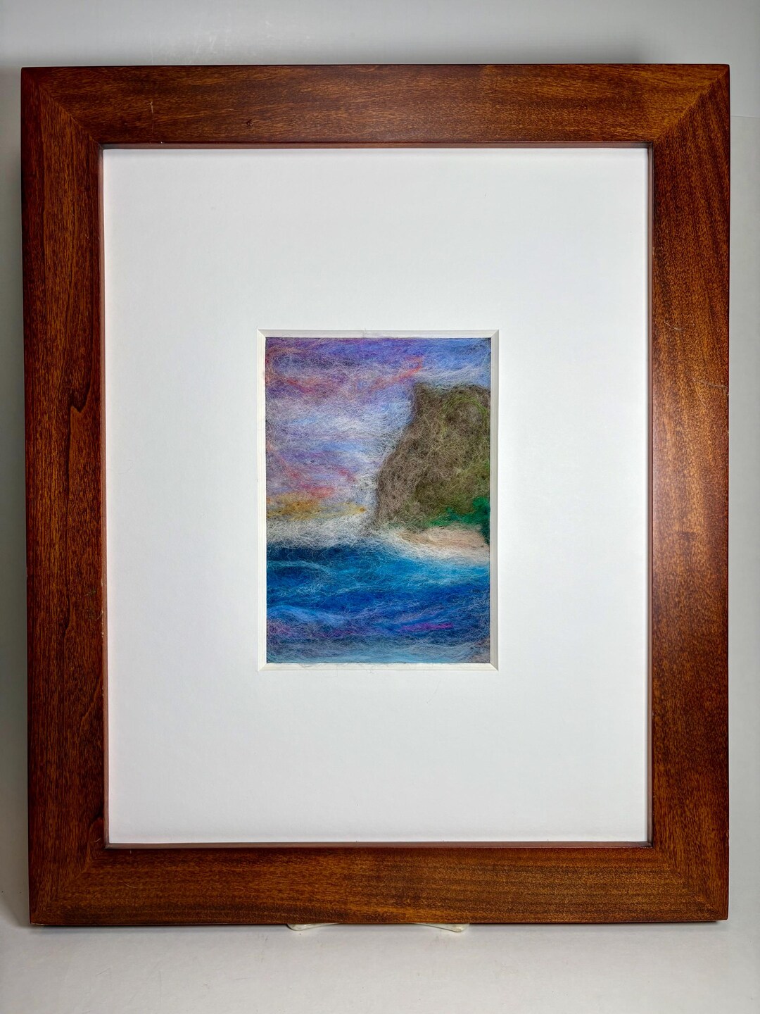 Two Lover’s Point Original Needle Felt Landscape Handmade Wool Art Guam ...