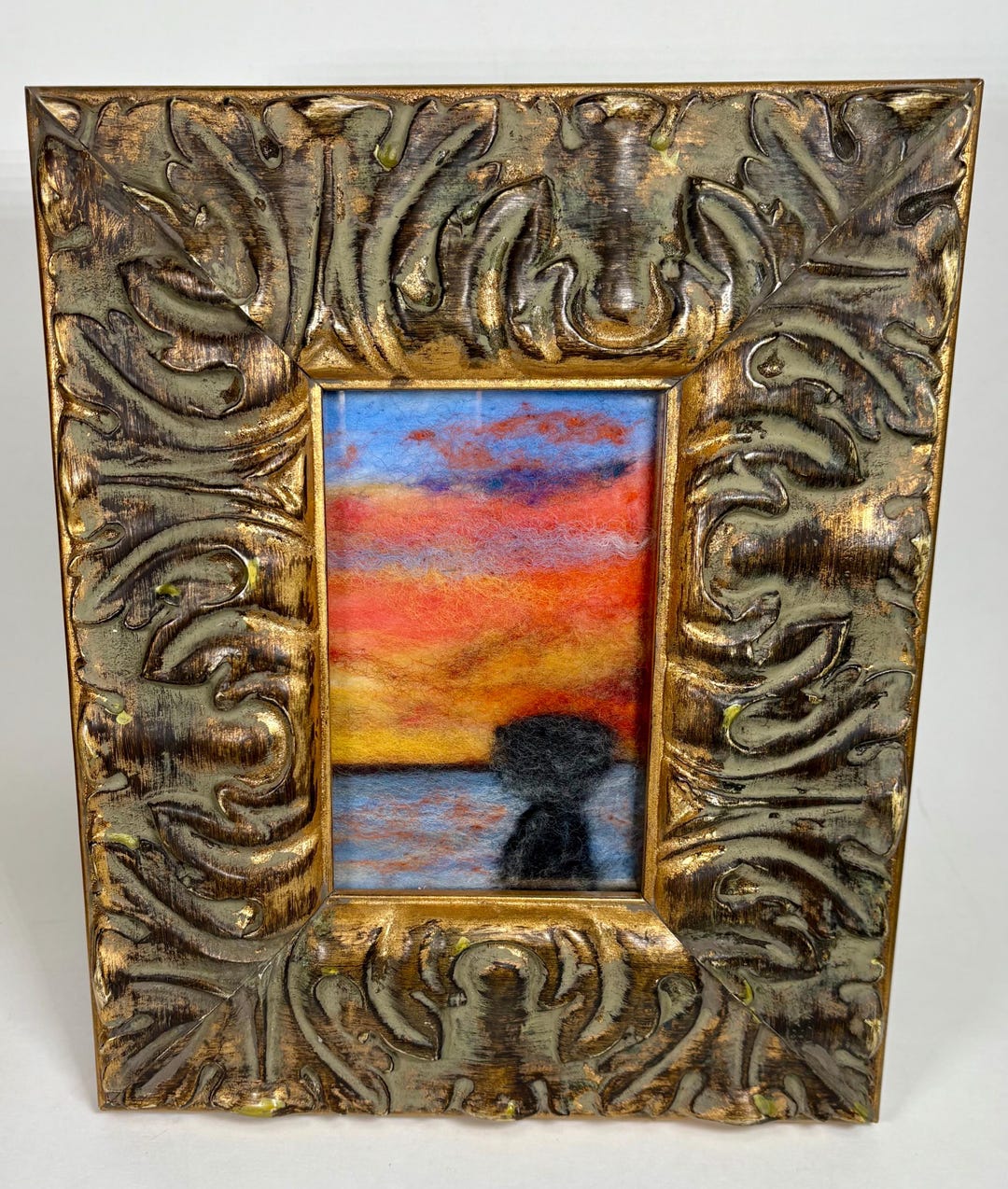 Chamorro Latte Stone Handmade Guam Art Wool Landscape Needle Felt ...