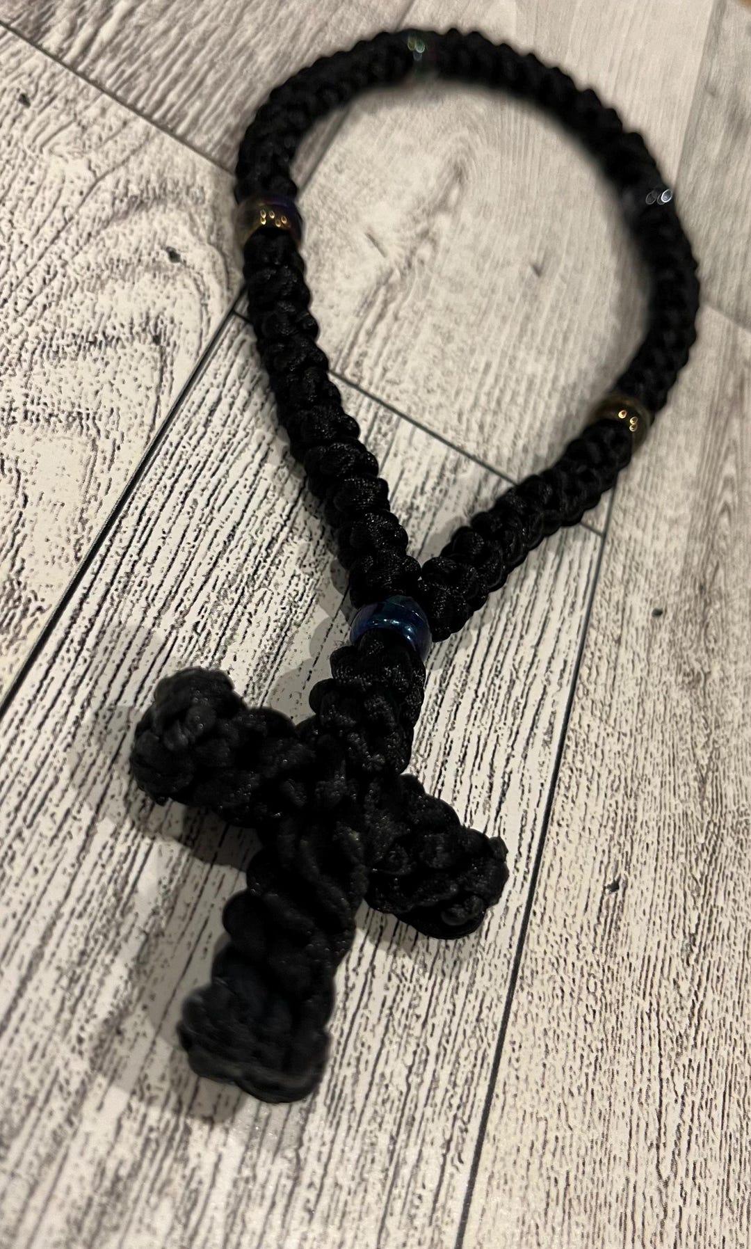 50 Chotki Prayer Rope, Handmade Rosary Bracelet, Christian Catholic ...