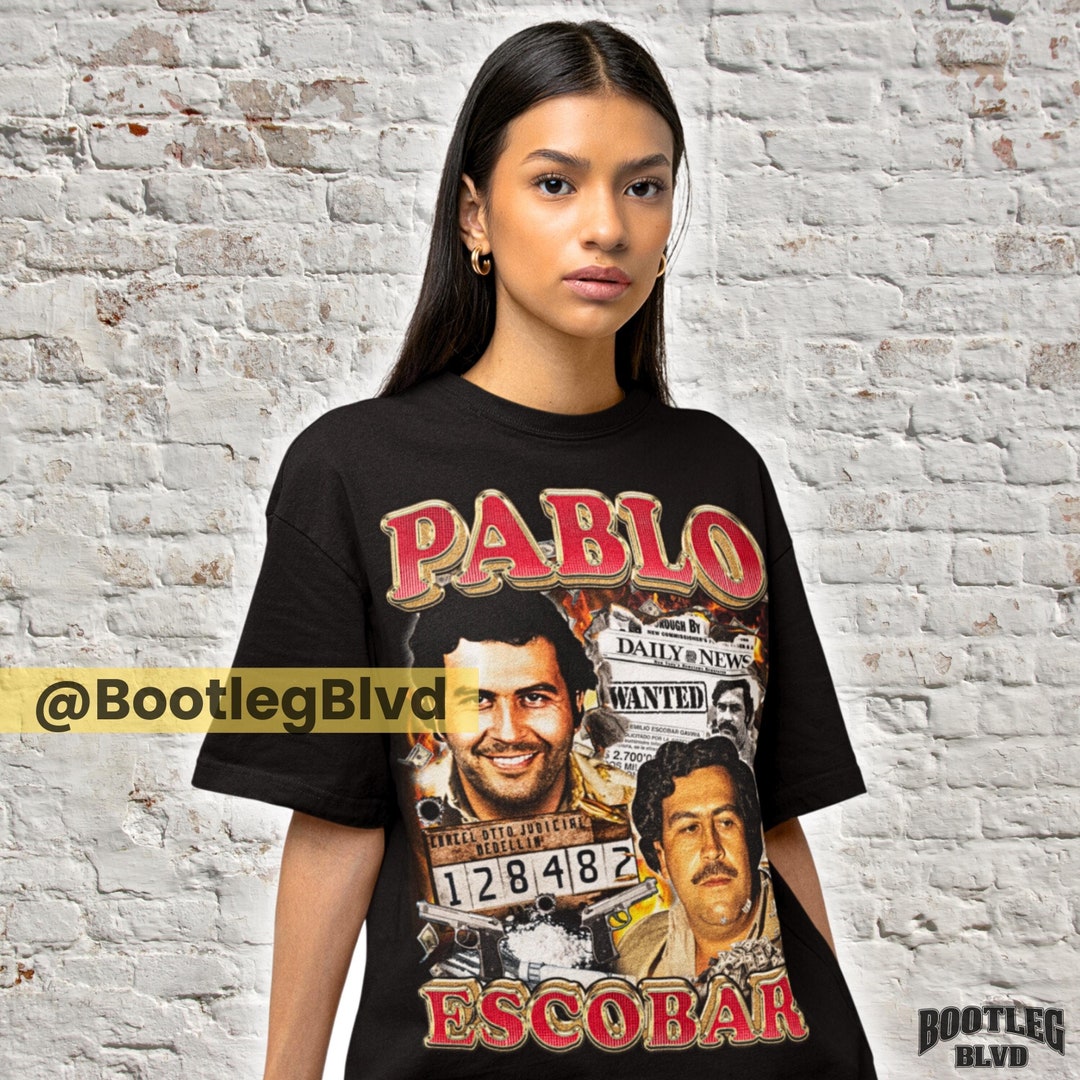 Pablo Escobar T-shirt, Pablo Escobar Mood Shirt, Retro Vintage Bootleg ...