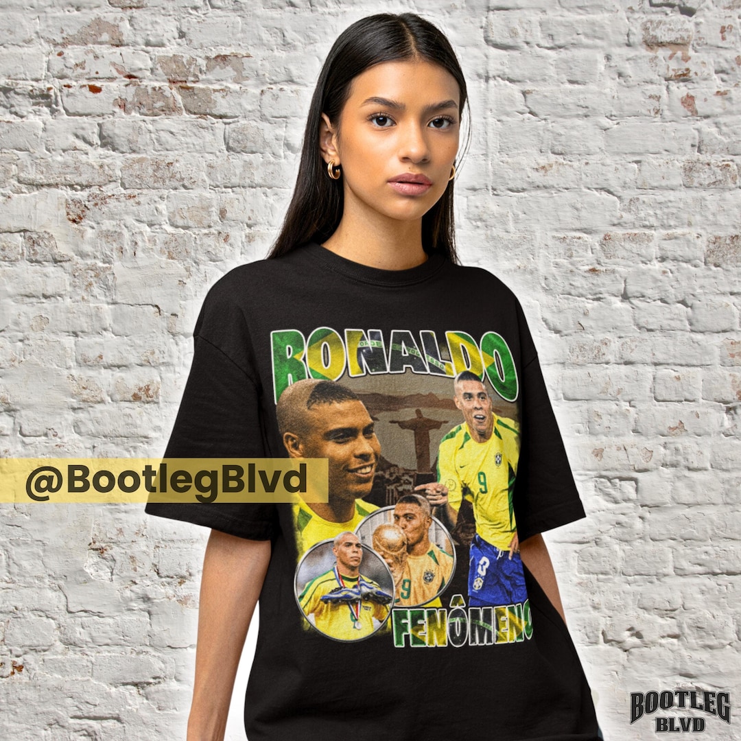 Ronaldo Nazario R9 Vintage 90s T-shirt, Gift for Woman and Man Unisex T ...