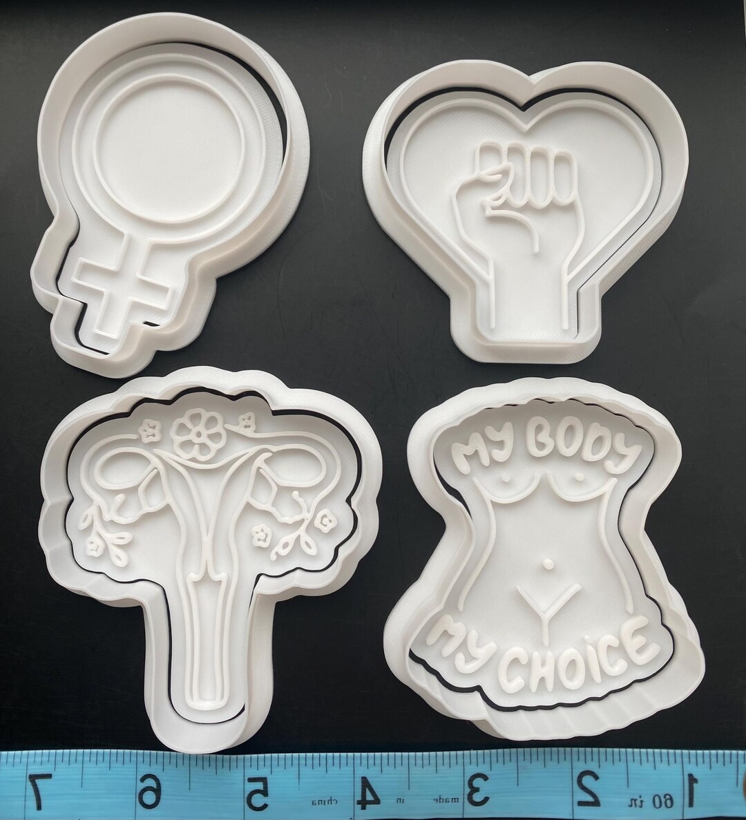 My Body My Choice Cookie Cutters With Stamps - Etsy