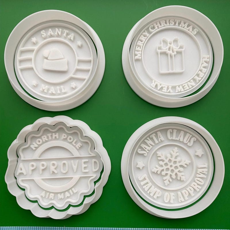 Santa Approved Stamp - Etsy