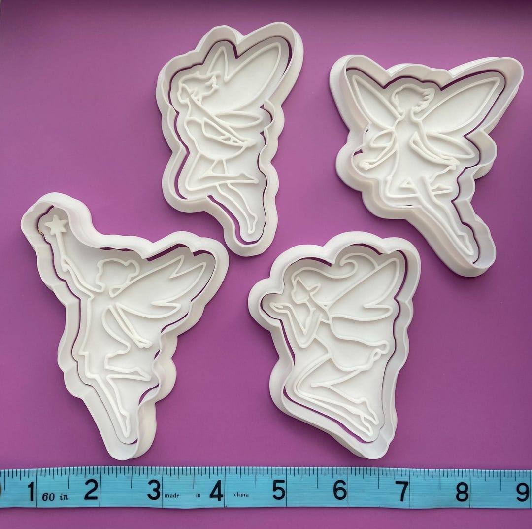 Fairy Cookie Cutters With Stamps - Etsy