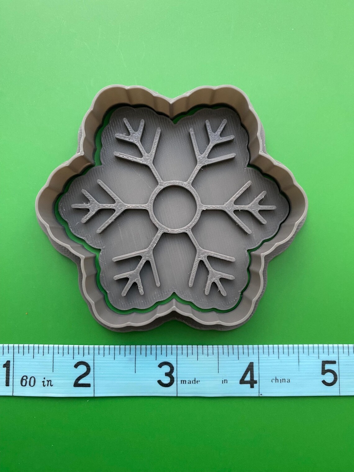 Snowflake Cookie Cutters With Stamp - Etsy