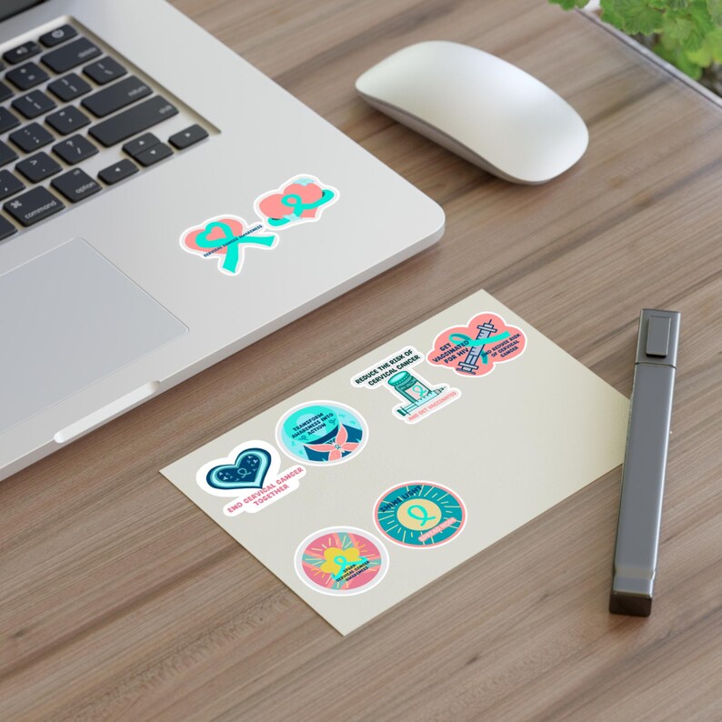 Cervical Cancer Awareness Sticker Sheets, Donation to the Foundation ...
