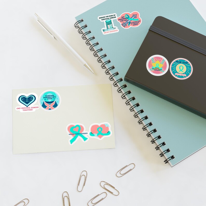 Cervical Cancer Awareness Sticker Sheets, Donation to the Foundation ...