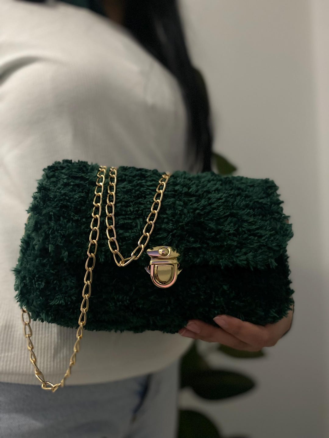 FURRY CANVAS BAG - Etsy