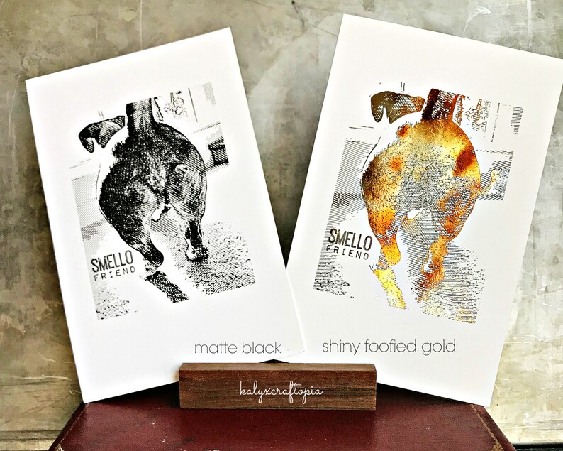 Smello Friend Dachshund Butt Art Print Matte Black | Etsy