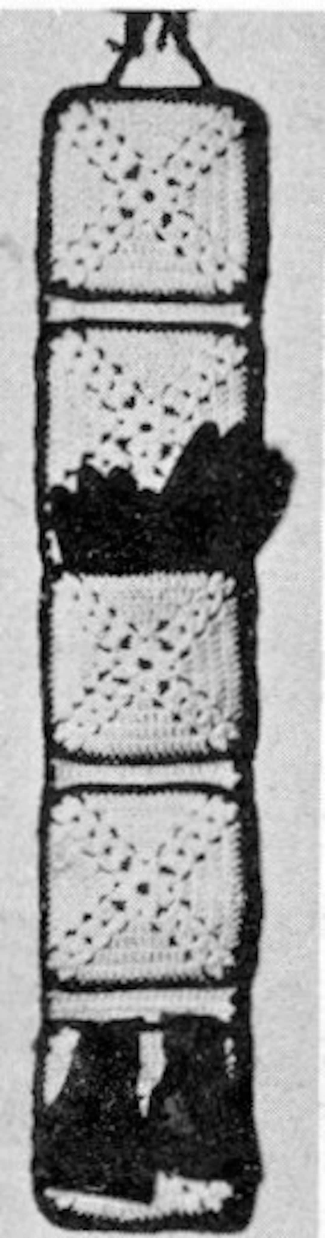 Vintage Pattern Crochet Hosiery/accessory Organizer - Etsy