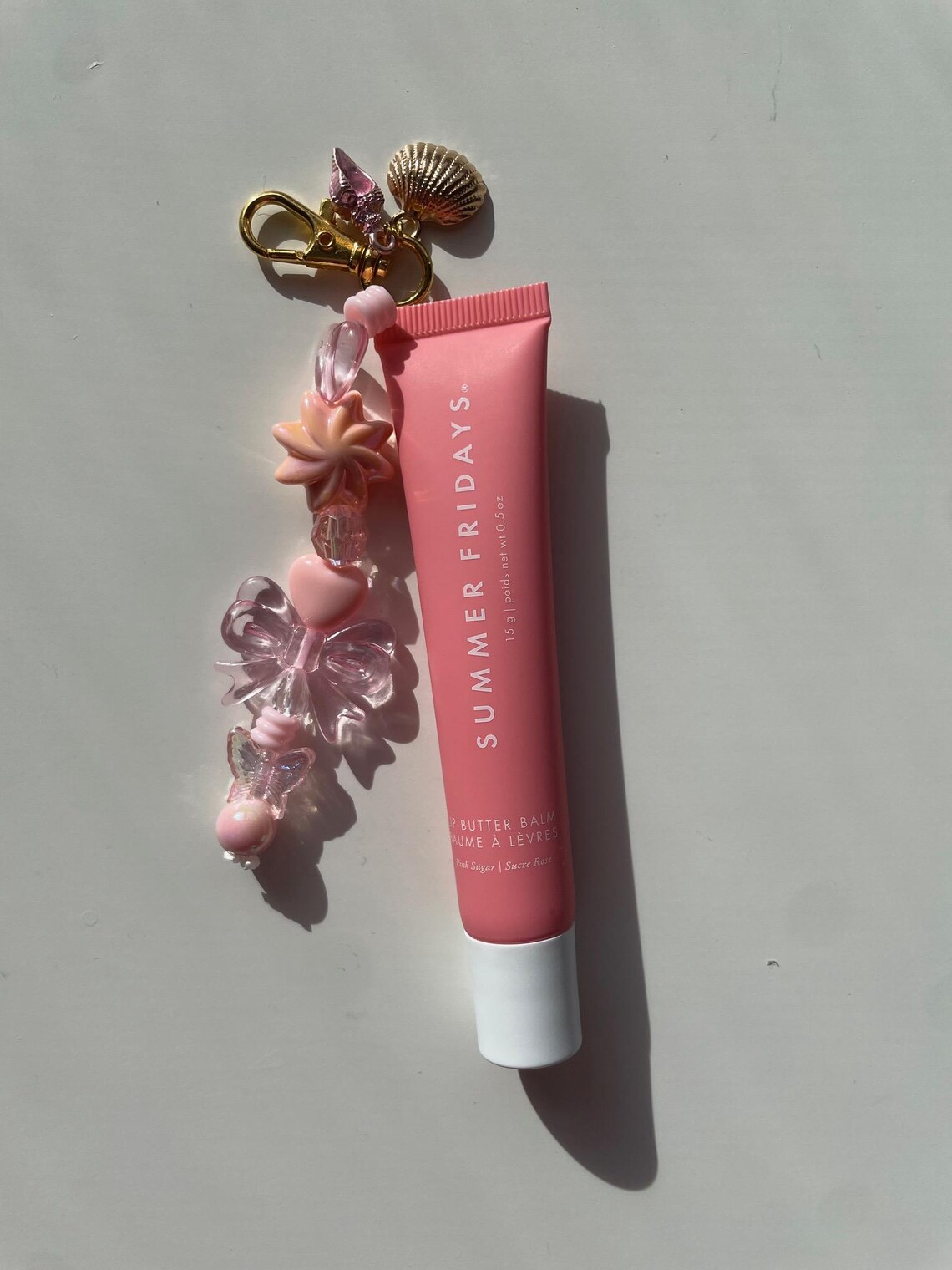 Lip Balm Charm Key Chain, Lip Balm Chain, Lip Balm, Gifts for Her ...