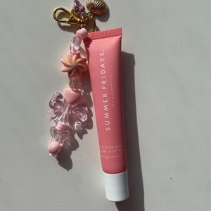 Lip Balm Charm Key Chain, Lip Balm Chain, Lip Balm, Gifts for Her ...