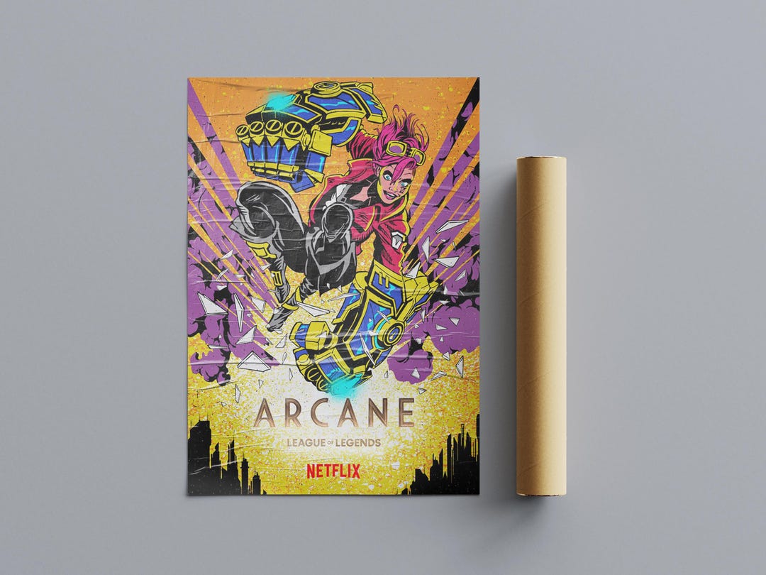 Arcane Poster , Jinx Poster , Minimalist Poster, Anime Poster, Wall Art ...