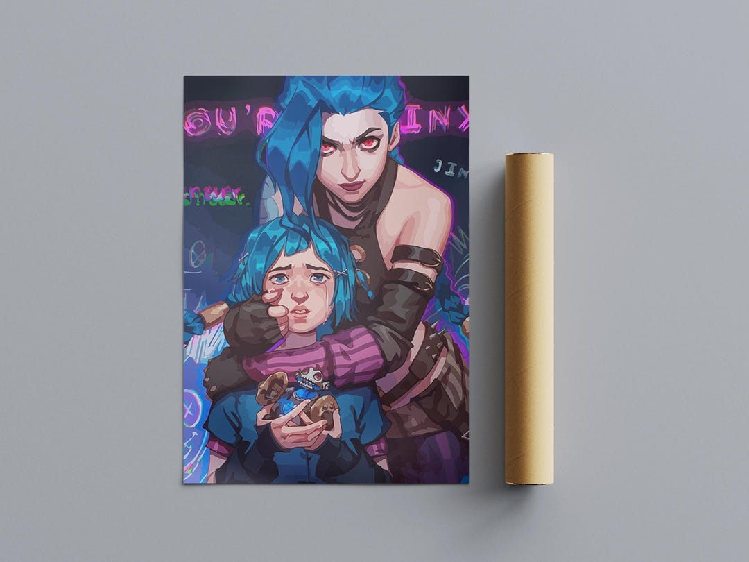 Arcane Poster , Jinx Poster , Minimalist Poster, Anime Poster, Wall Art ...