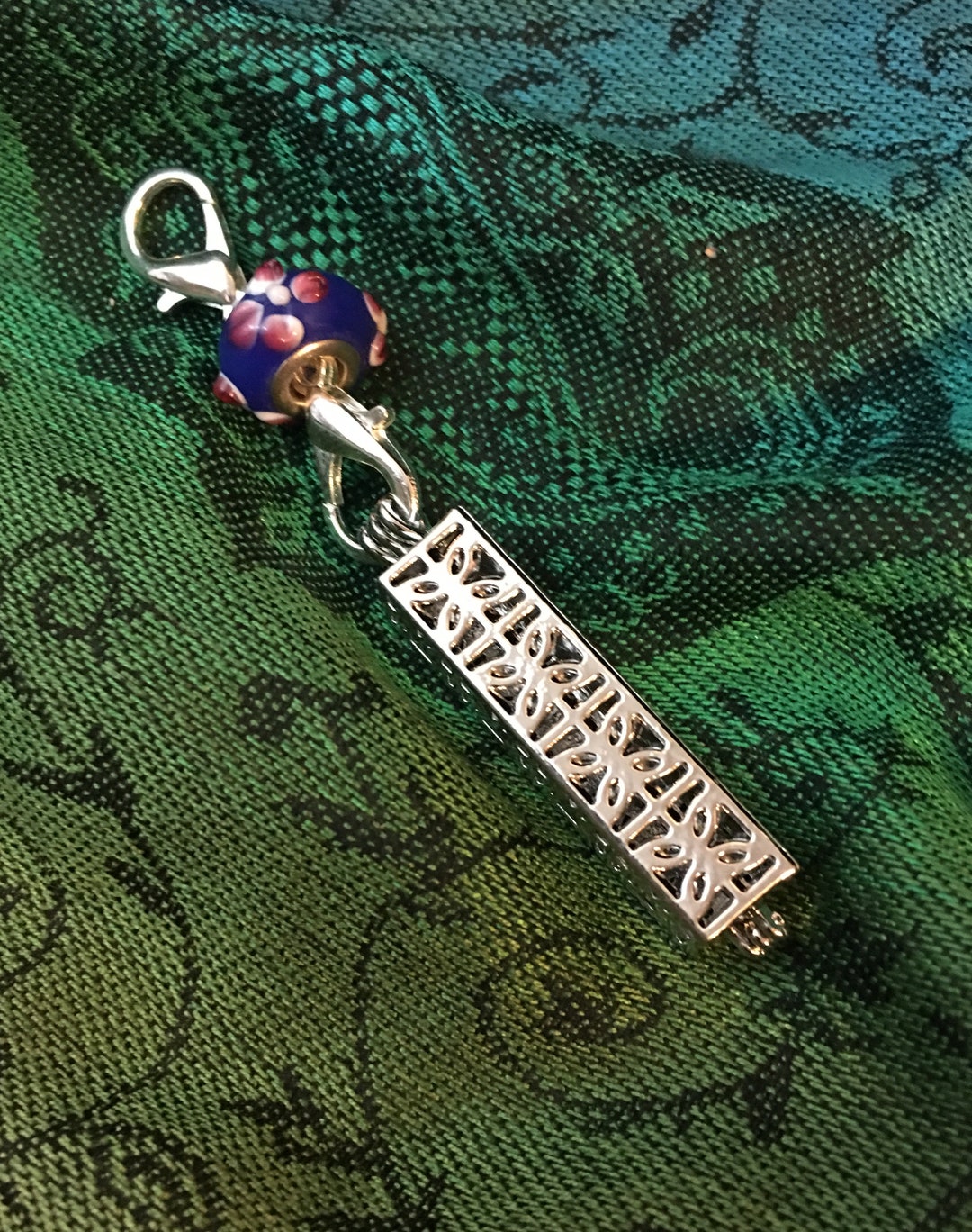 Essential or Magickal Oil Diffuser Pendant or Auto Black/pink Murano ...