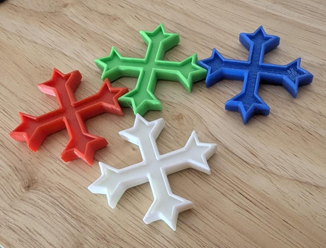 Small Etched Coptic Cross - Etsy