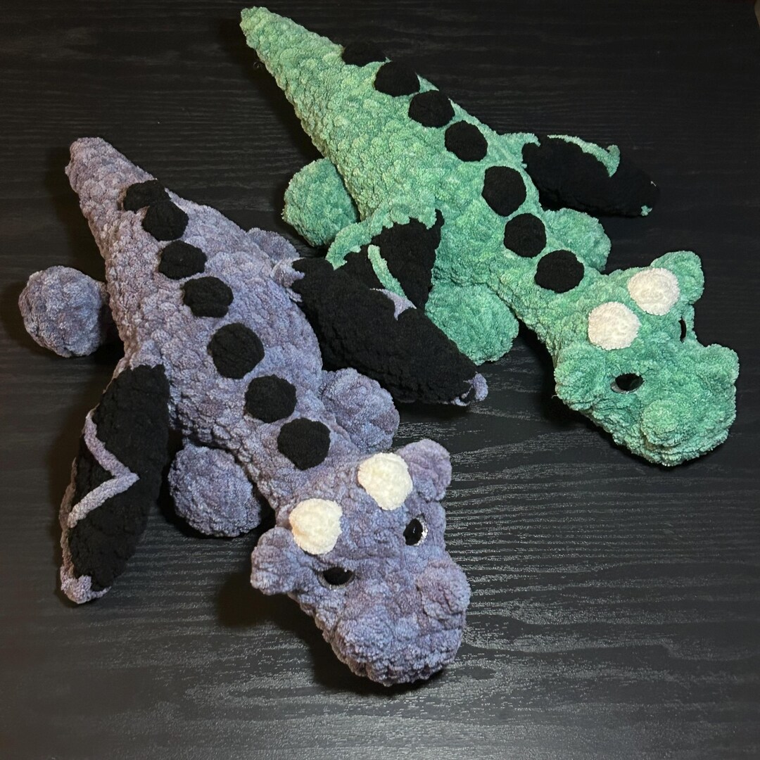 Large Crochet Dragon - Etsy