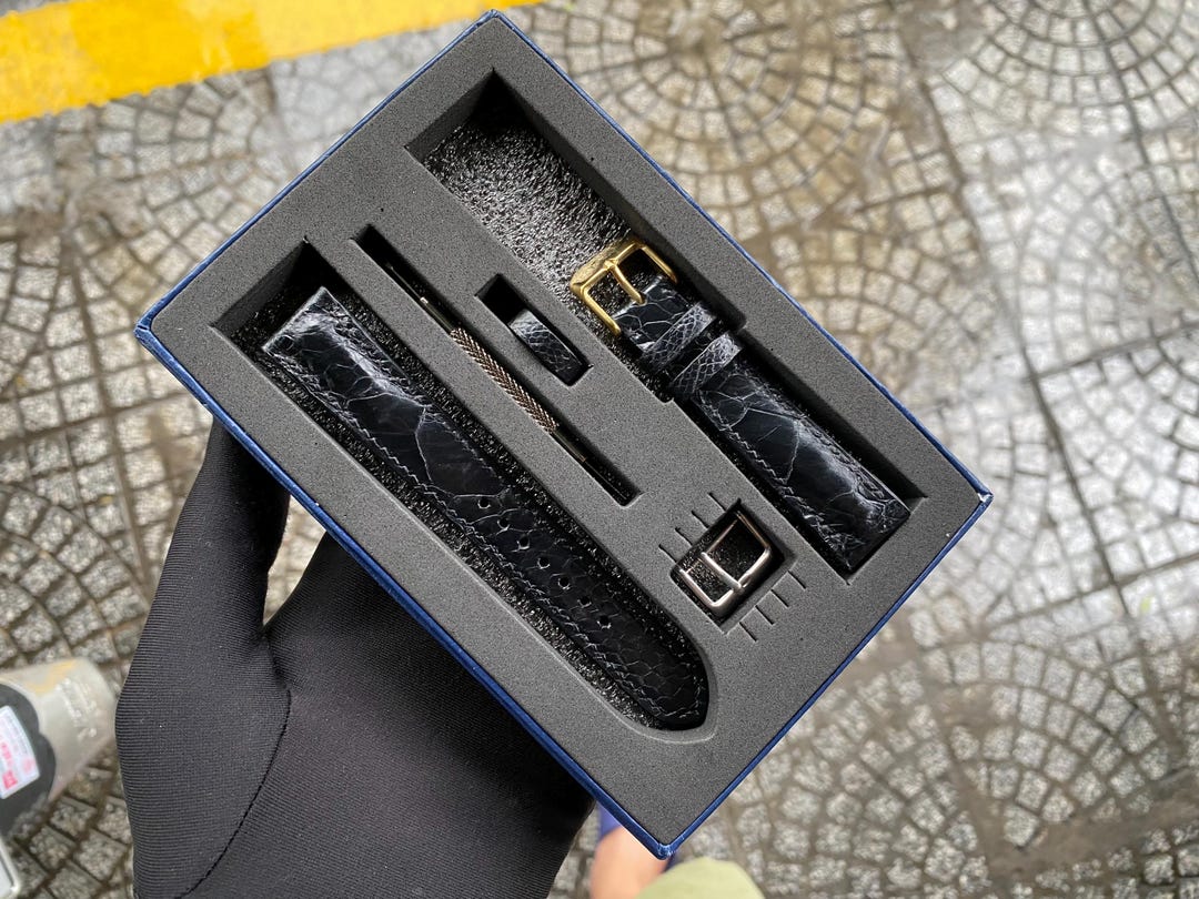 Open Ended Ostrich Leg Watch Straps, Fixed Lug Leather Watch Straps ...