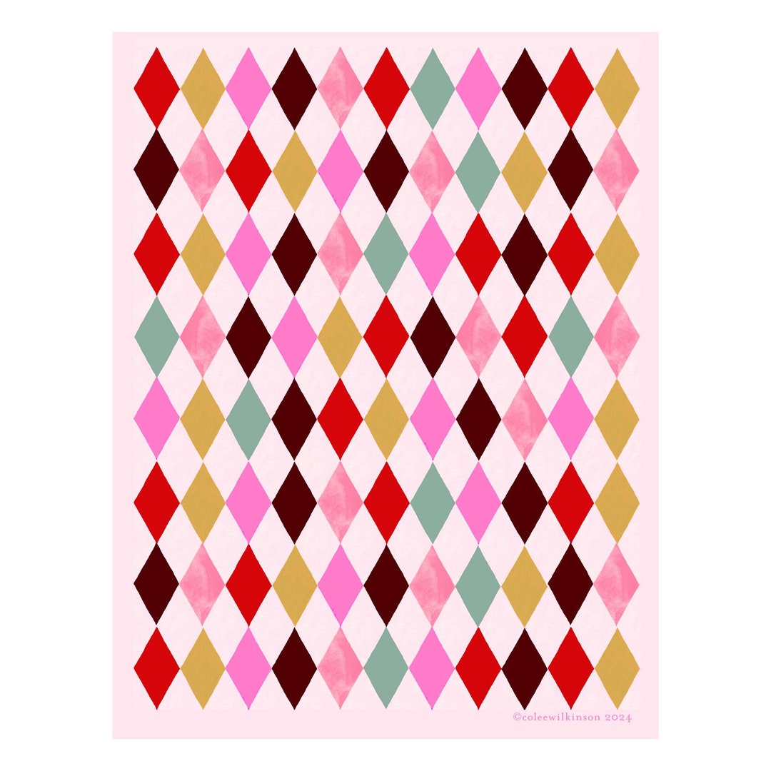 Decorative Diamond Pattern for Paper Crafting: Digital Download - Etsy
