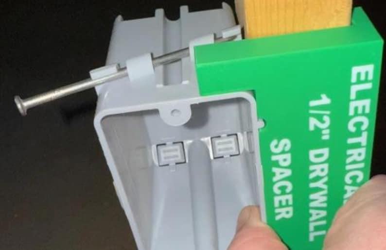 Electrical Outlet Spacer: Flush Mount Box Buddy - Made in USA - Etsy
