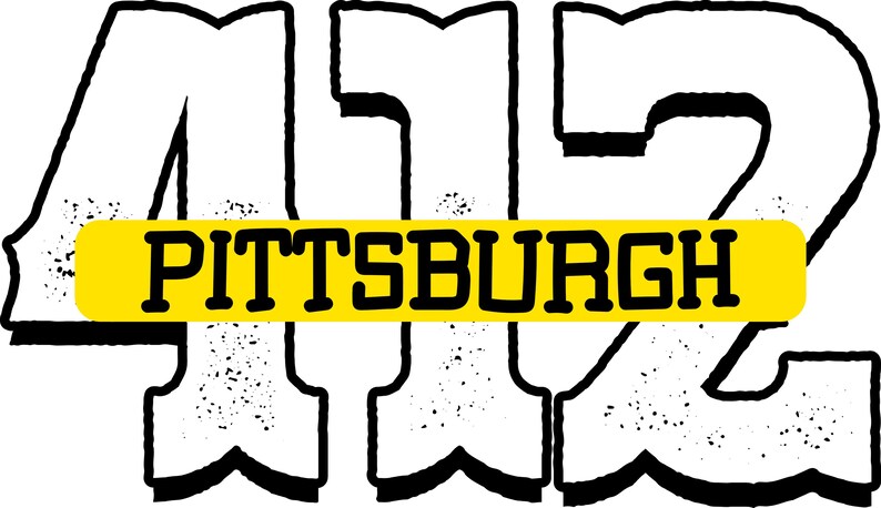 Digital Design “412 Pittsburgh” PNG SVG - Etsy