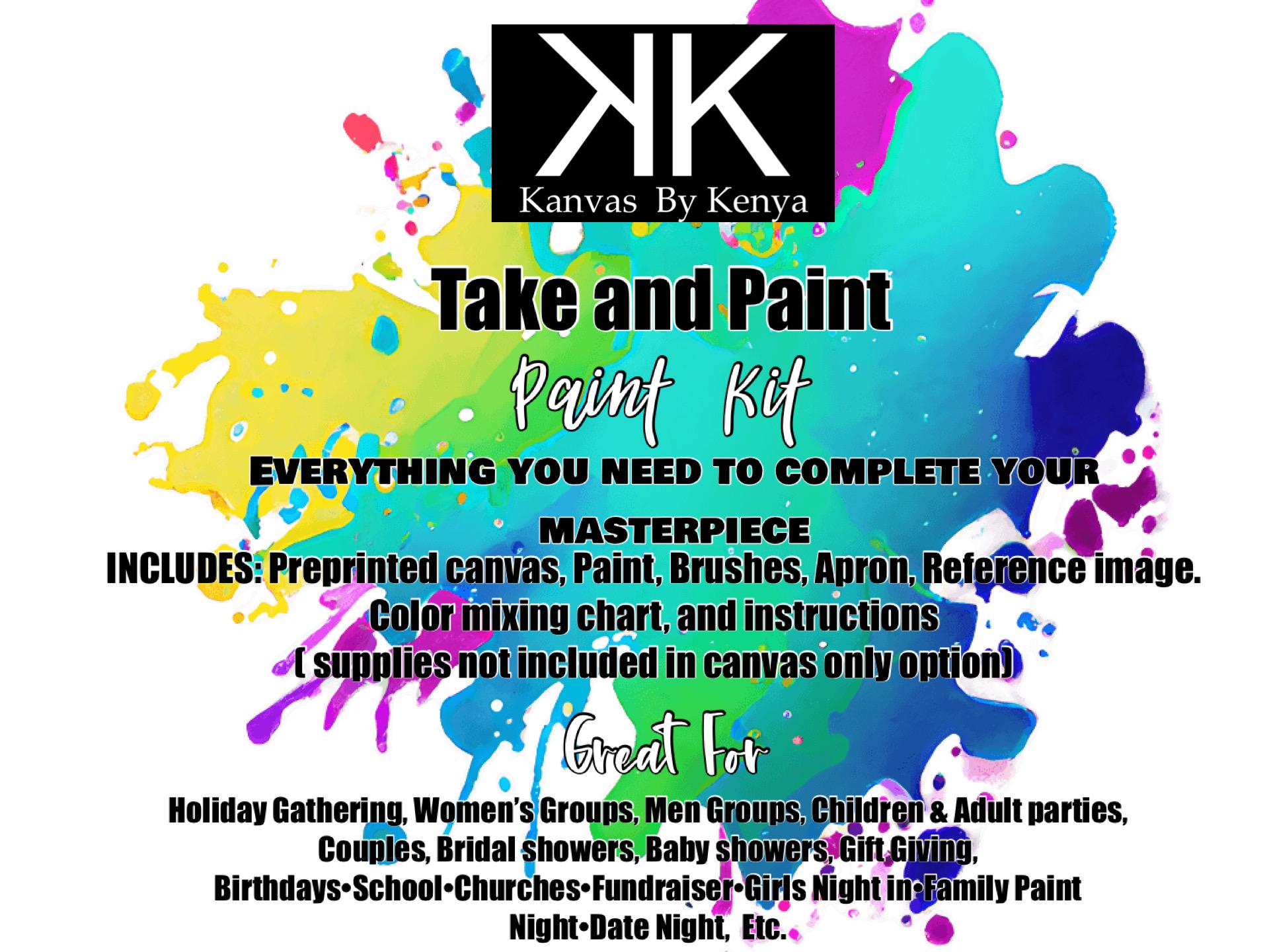 Paint Kits, Paint Party, Paint Party Kits, Printable - Etsy