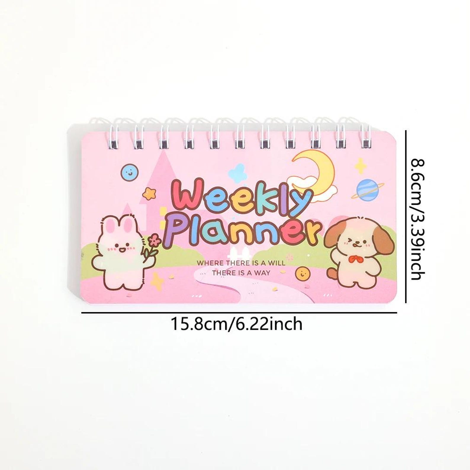 Cute Kawaii Weekly Planner Simple Daily Planner Cute Planner Portable ...