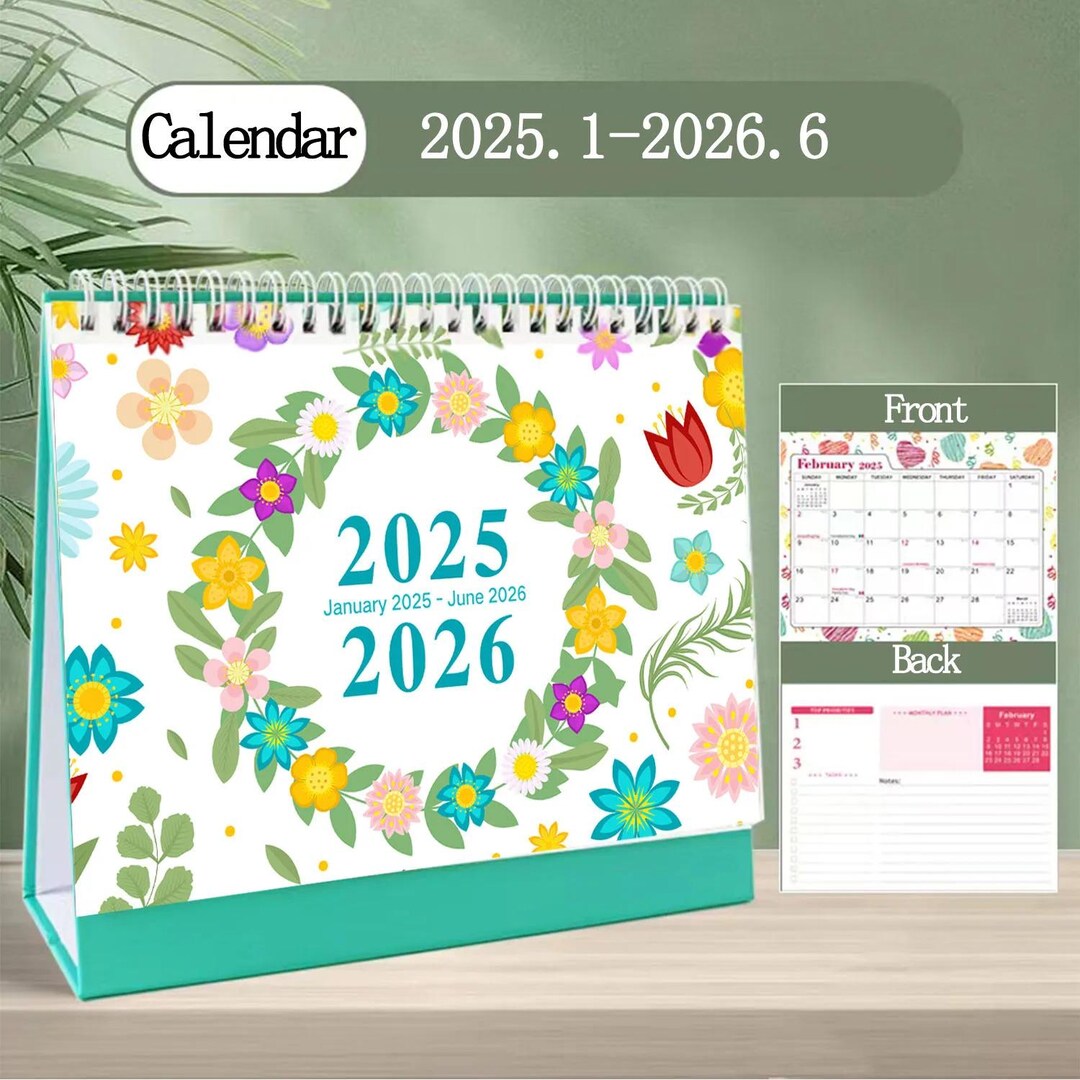 2025 Desk Calendar Cute Calendars Kawaii Calendars Kawaii Stationery ...