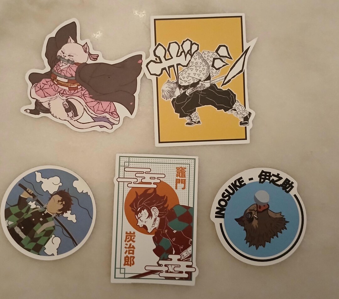 Limited Edition Demon Slayer Sticker Sheet - Etsy