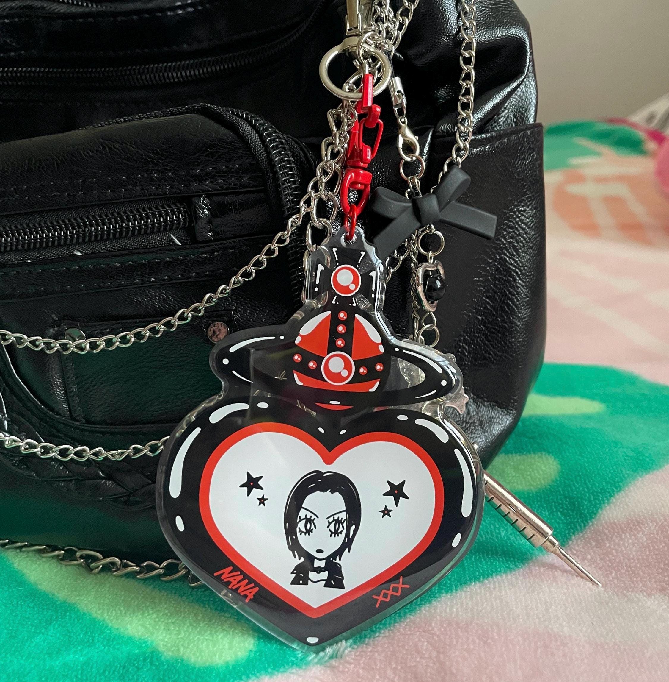 NANA Anime Acrylic Epoxy Vivienne Westwood Inspired Heart Shaped ...