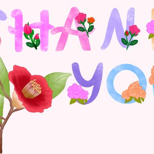 13 Camelia Flower Clipart - Etsy