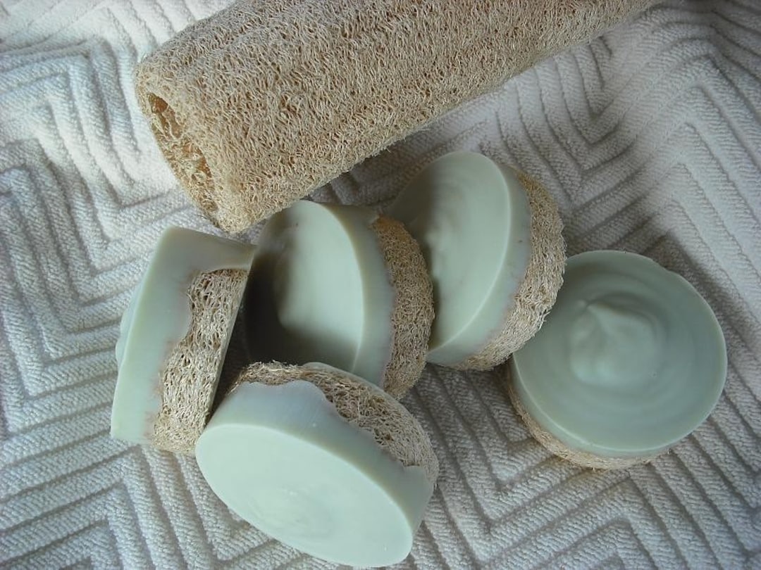 Peppermint Tea Tree Loofah Foot Soap / Natural Callus Remover / Goats ...