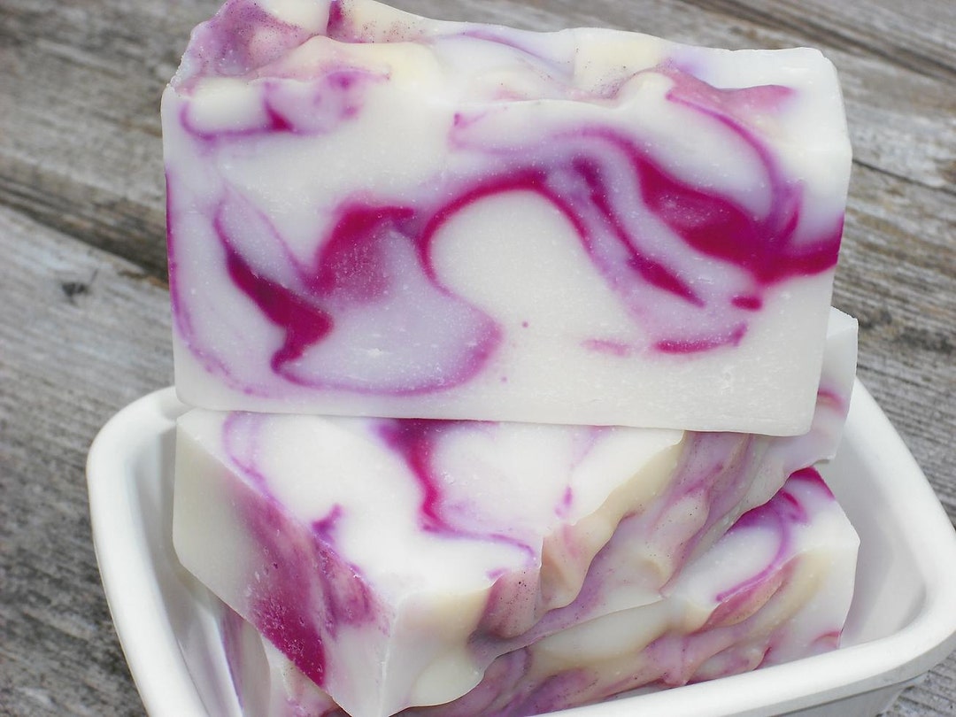 Blackberry Vanilla Soap / Handmade Soap / Cold Process Soap - Etsy