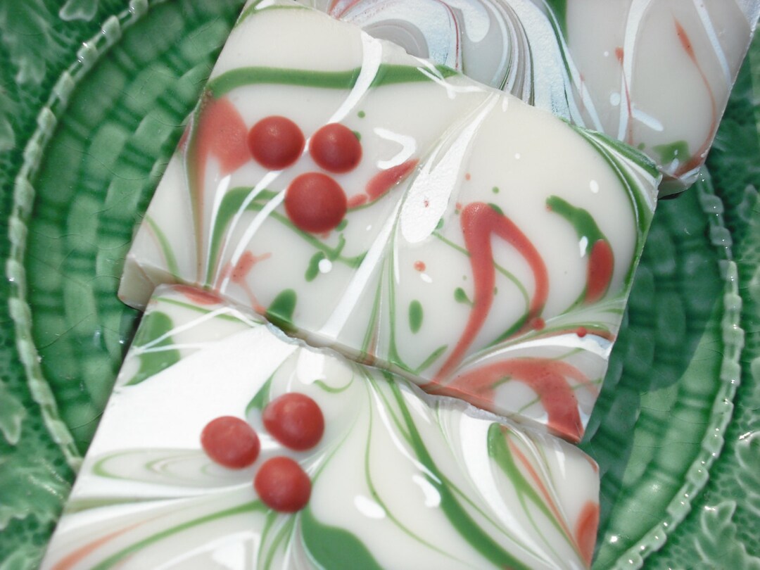 HOLIDAY Soap CHRISTMAS Soap Rosemary Mint Soap With Shea Butter ...
