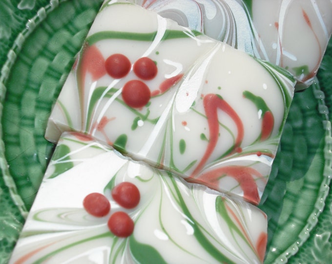 HOLIDAY Soap CHRISTMAS Soap Rosemary Mint Soap With Shea Butter ...