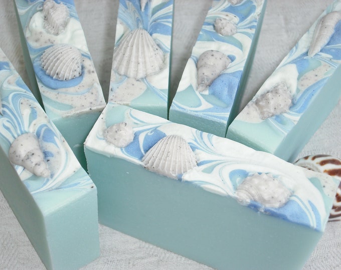 BEACH SOAP / Sea Shell Soap / Shell Soap / Fresh Water Scent / Cold ...