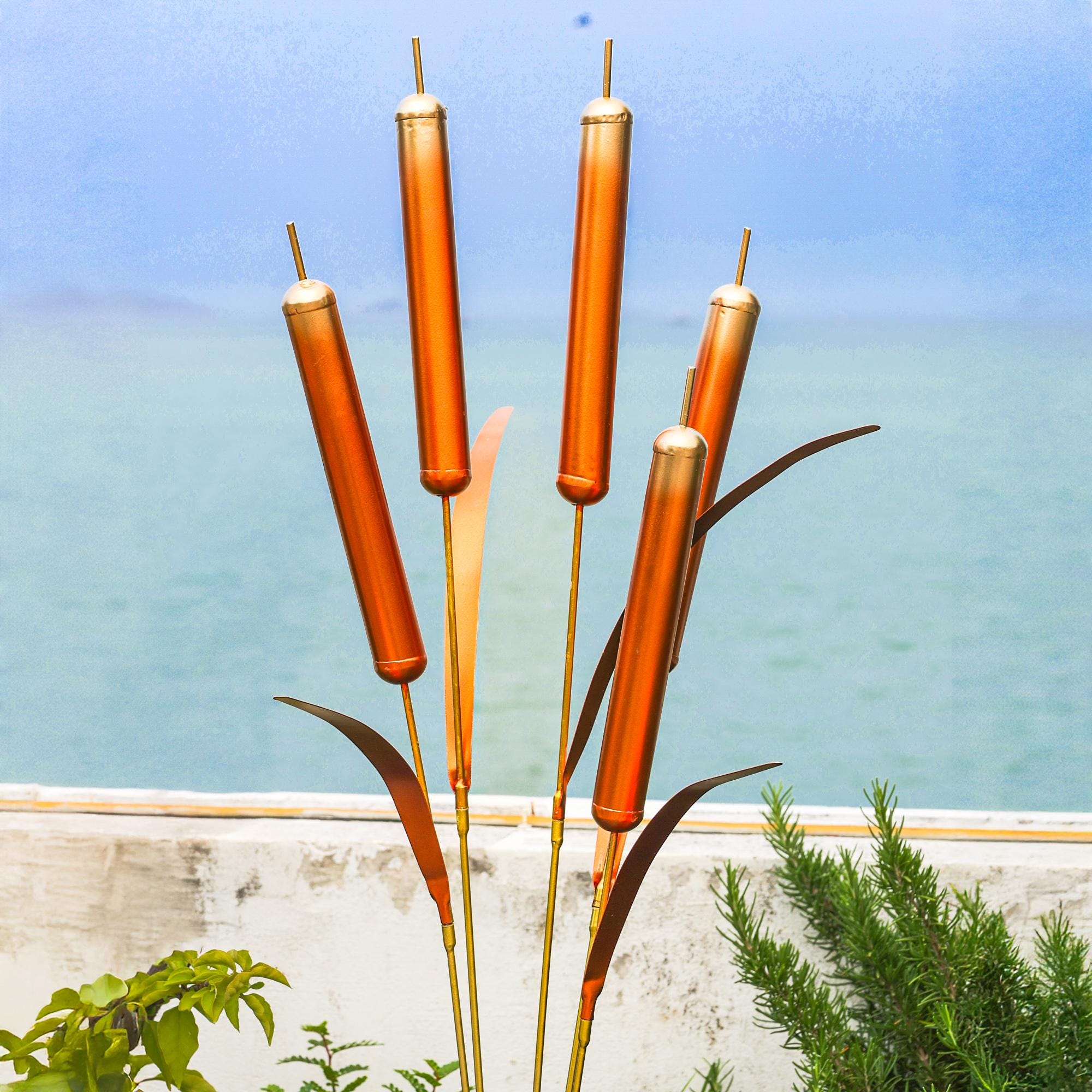 How To Make Copper Cattail Wind Chimes Dog Memory Wind Chime Small Wind ...
