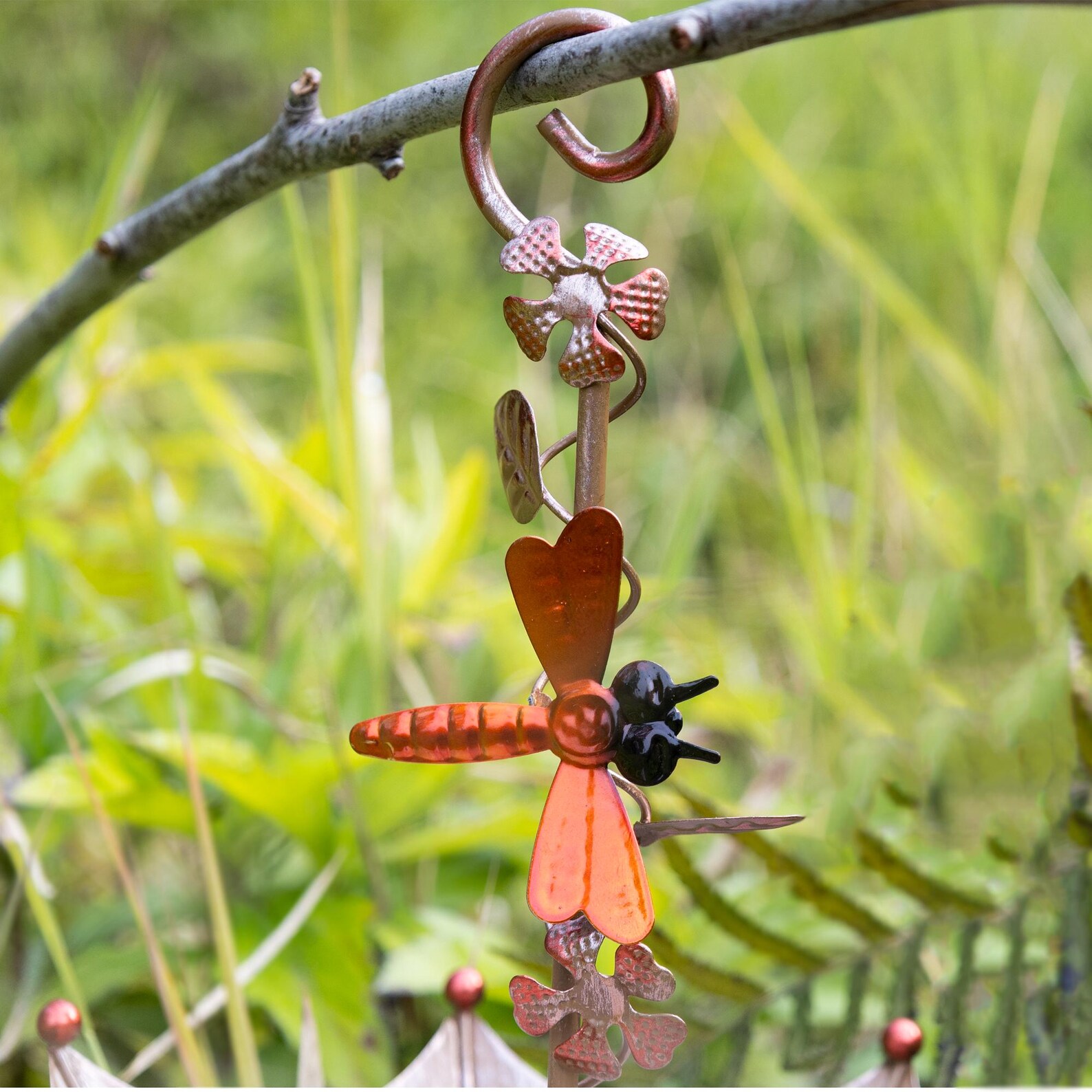 Hanging Metal Umbrella Bird Feeder With Butterfly Design,insects ...