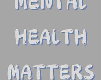 Your Mental Health Matters. You Matter. Wall Art, Digital, Printable - Etsy