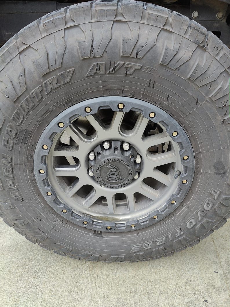 Don't Tread on Me Center Cap - Vision Nemesis 8x6.5 - Etsy